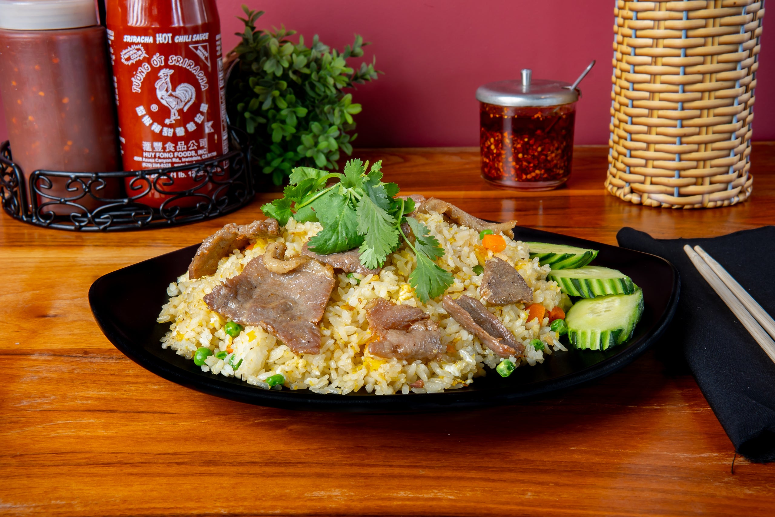 13B. FRIED RICE WITH BEEF -COM CHIEN BO | PT Pho Express